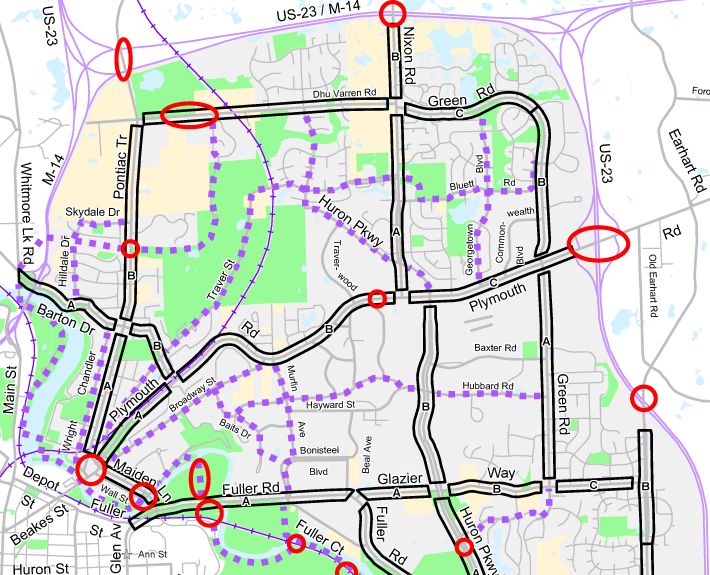 Northeast Ann Arbor Transportation Plan – The Greenway Collaborative
